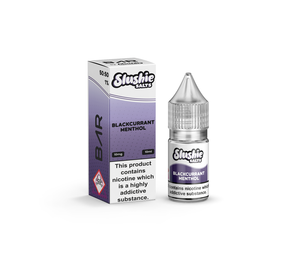 Blackcurrant Menthol Bar Salt 10ml – Slushie Vape
